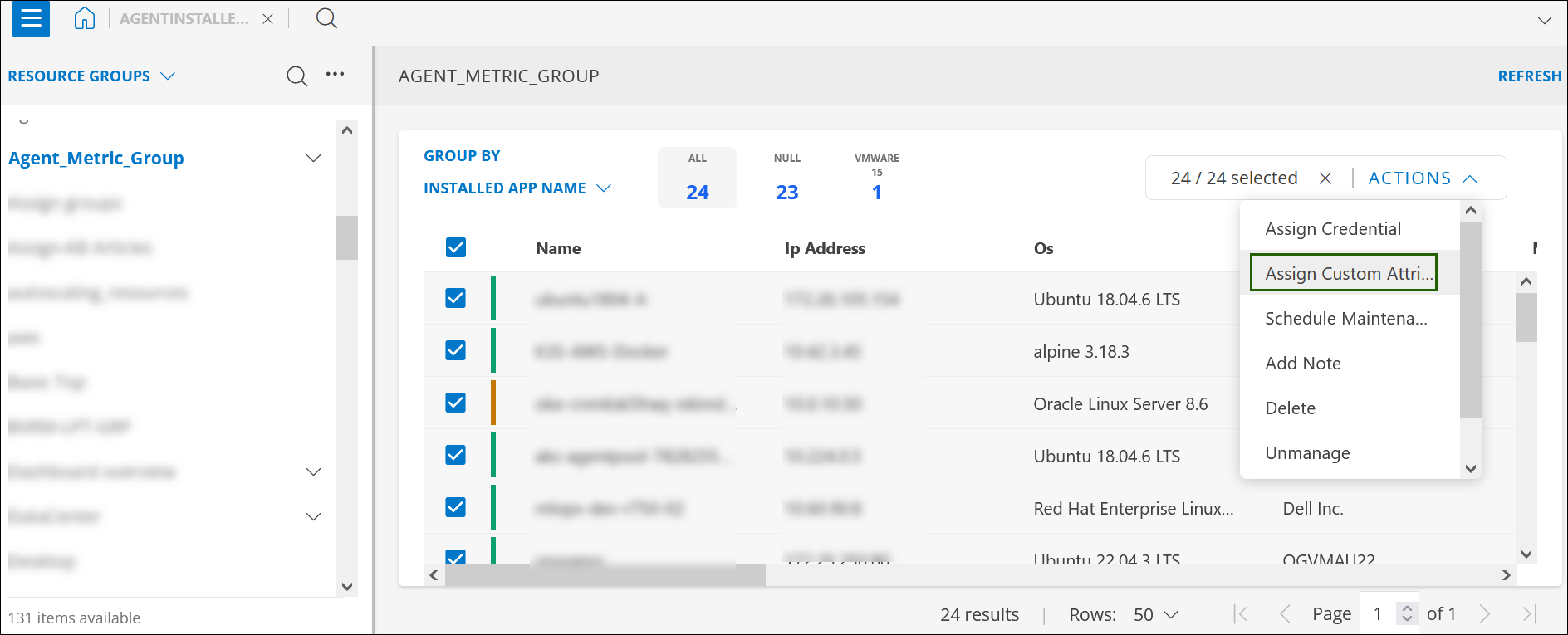 Infrastructure Search | OpsRamp Documentation