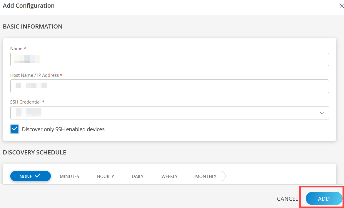 SSH Discovery | OpsRamp Documentation