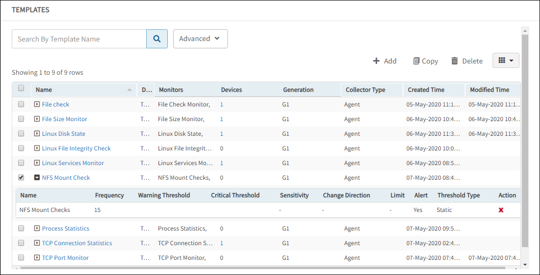 Monitoring Using NFS Mount Checks OpsRamp Documentation