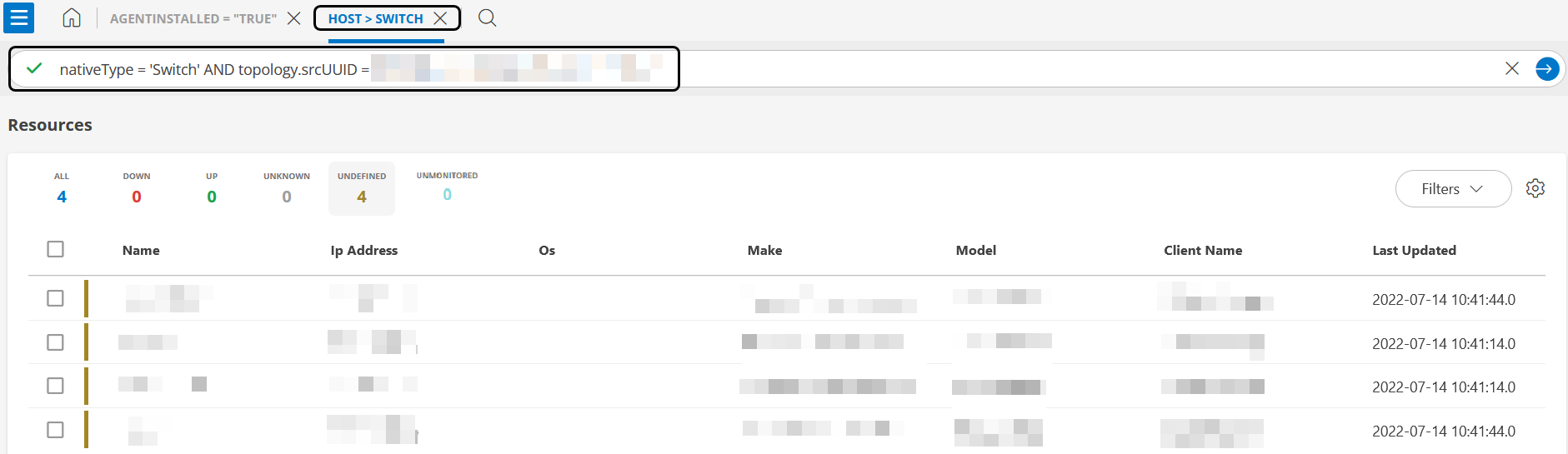 Infrastructure Search | OpsRamp Documentation